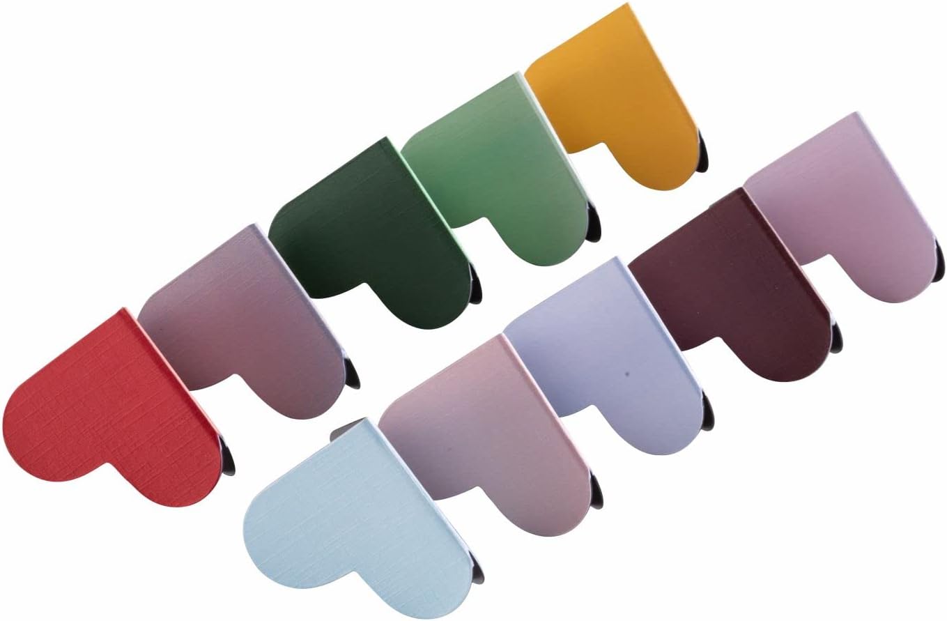 Amazon.com: TUZAMA 10 Pack Heart-Shaped Magnetic Bookmarks, Perfect for ...