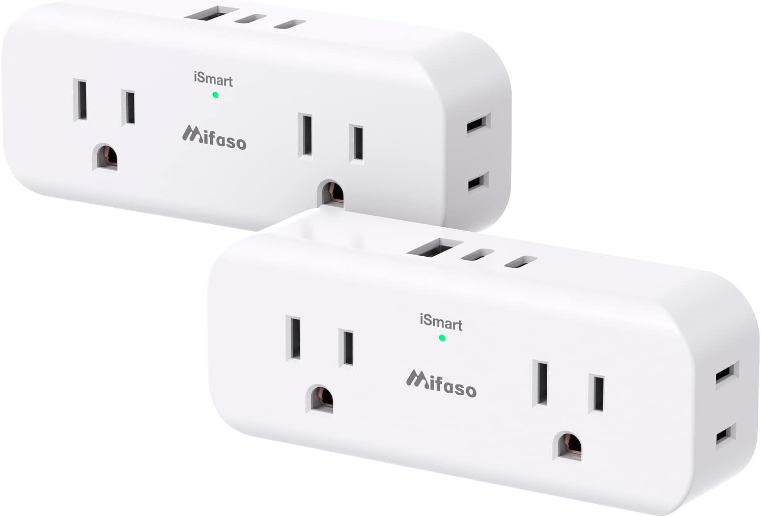 Amazon.com: Multi Plug Outlet Extender - ALESTOR 3 Sided Surge Protector Power Strip Wall ...
