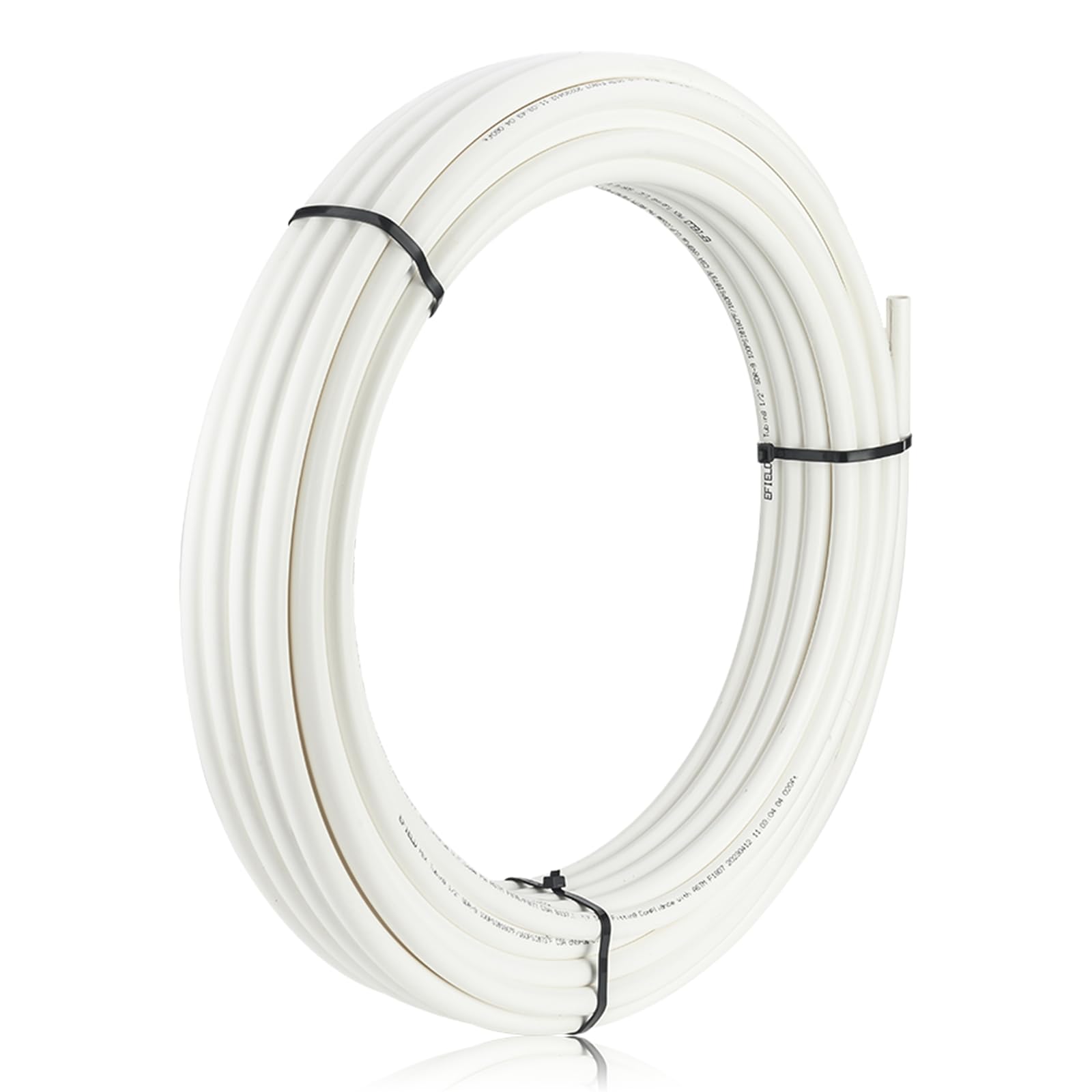 HeSun 3/4 Inch PEX-B Pipe, 100 Feet Pex B Tubing in White, for Hot/Cold Water Plumbing, NSF ...