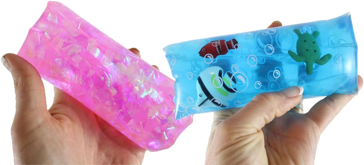 Amazon.com: Set of Large Neon Water Trick Snake - Stress Toy - Slippery ...