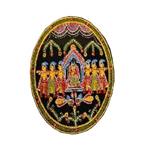 Bihar Craft Wooden Tikuli Art Wall Hanging, 12x12 inch : Amazon.in ...