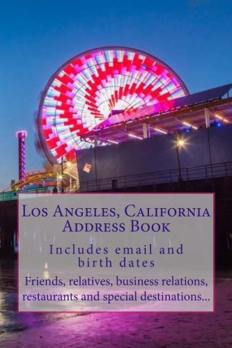 Amazon.com: Los Angeles, California Address Book: Includes email and ...