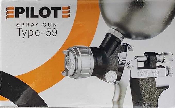 PILOT Spray Painting Gun Type - 59S, 570ml Capacity, 1.6mm Stainless ...
