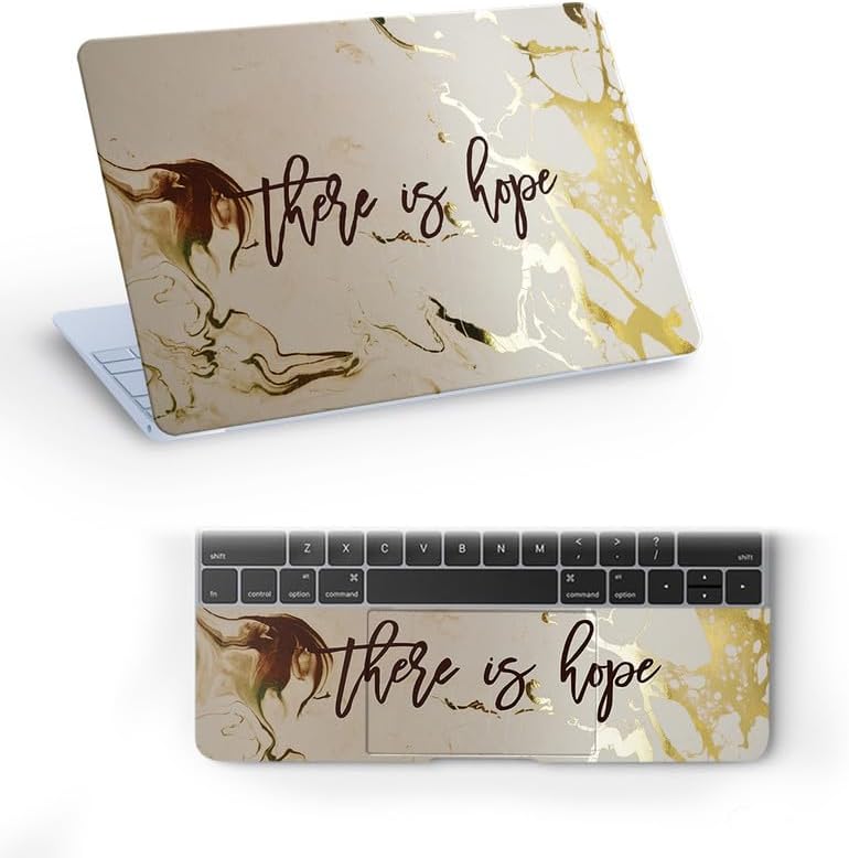 Pacific Arts Work hard Dream big Laptop Skin Sticker Backside Wallpaper ...