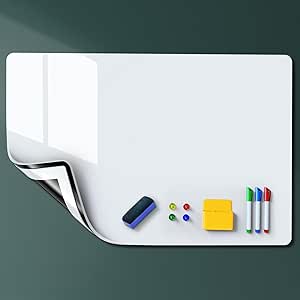 Amazon.com: PFCDZDU Magnetic Whiteboard Contact Paper, Peel and Stick Dry Erase Wallpaper ...