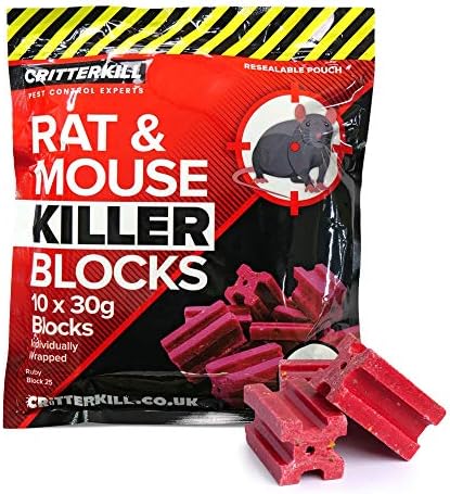 The Big Cheese All-Weather Block Bait - 10g x 30 Kills Mice and Rats ...
