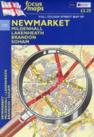 Full Colour Street Map of Newmarket: Mildenhall - Lakenheath - Brandon ...