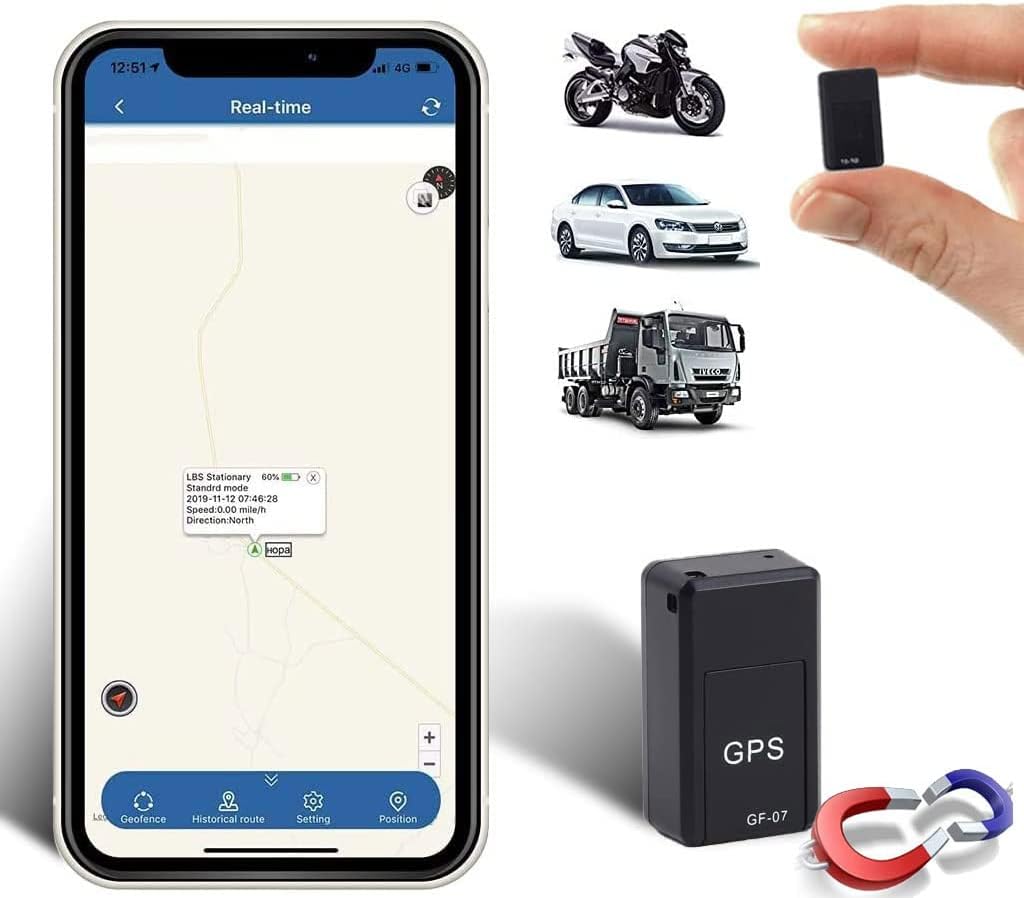 Car GPS Tracker,Magnetic Mini GPS Tracker Locator,Real-time Locator ...