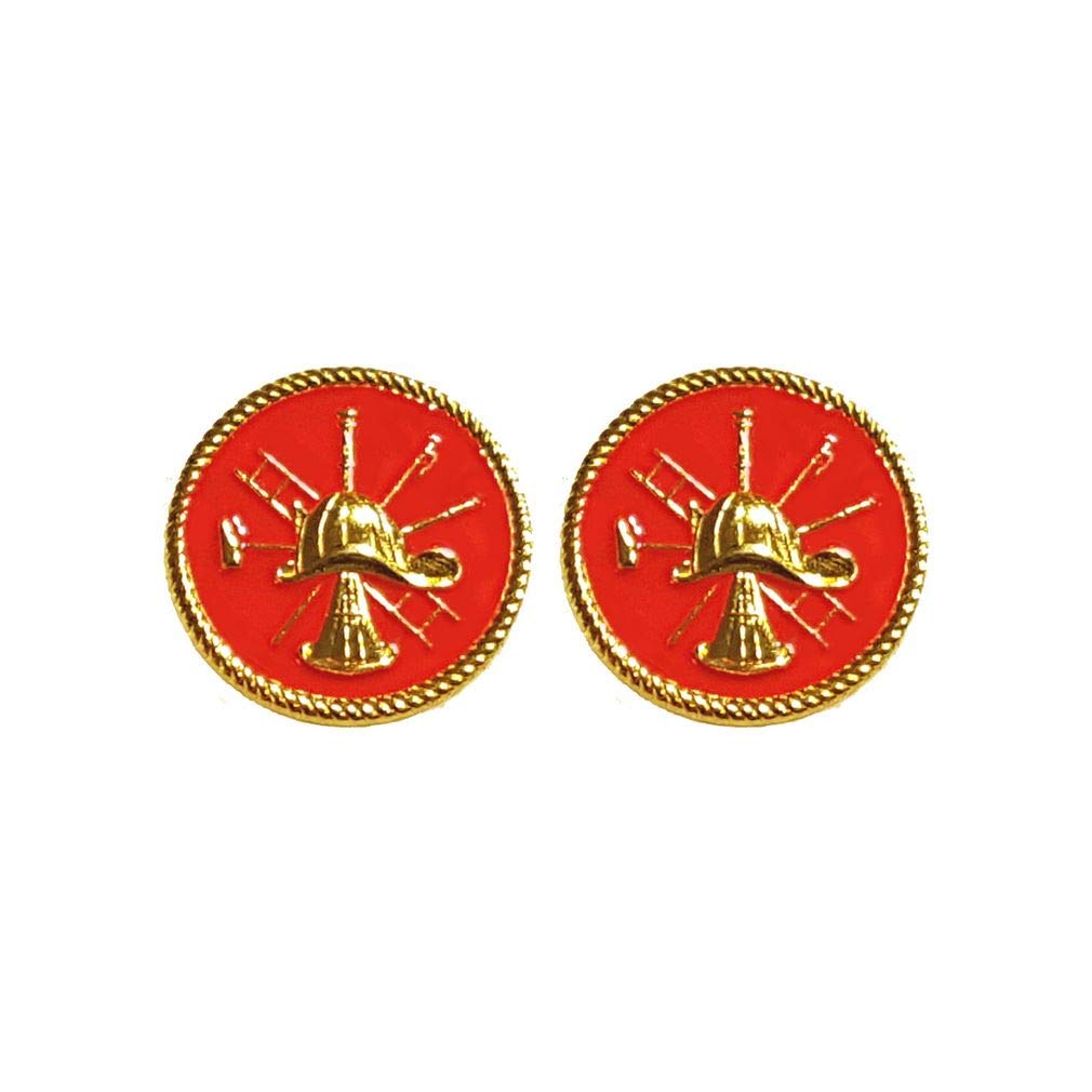 Genericfirefighter Rank Lapel Pin Gold Scramble Bugles Fire Insignia ...