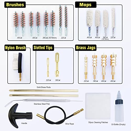 Snapklik.com : StrongTools 26pcs Gun Cleaning Kit-Barrel Cleaning Tools ...