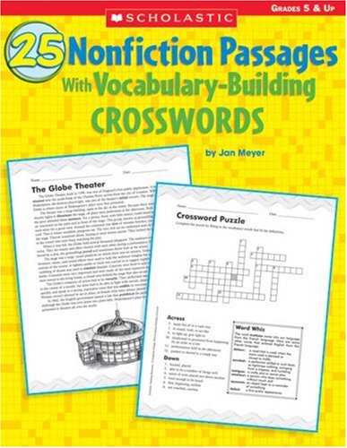 25 Nonfiction Passages With Vocabulary-Building Crosswords: Meyer, Jan ...