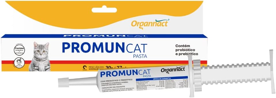 Suplemento Vitamínico Para Gatos Promun Cat Pasta 30g | Organnact ...