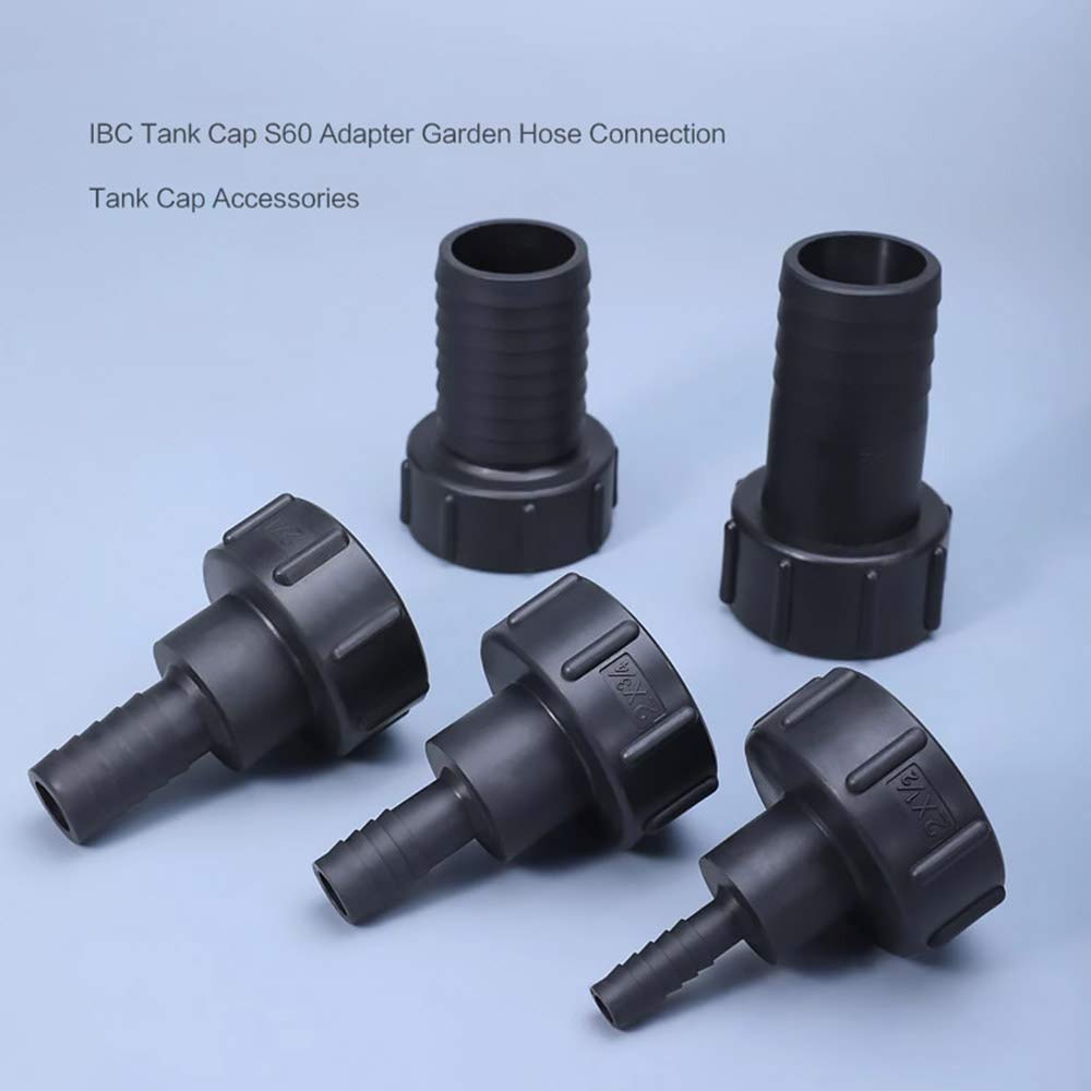ExcInter 2″ Thread IBC Tank Adapter Tap Connector Water Tanks Fitting ...
