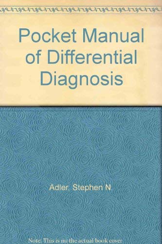 Pocket Manual of Differential Diagnosis: 9780316011068: Medicine ...