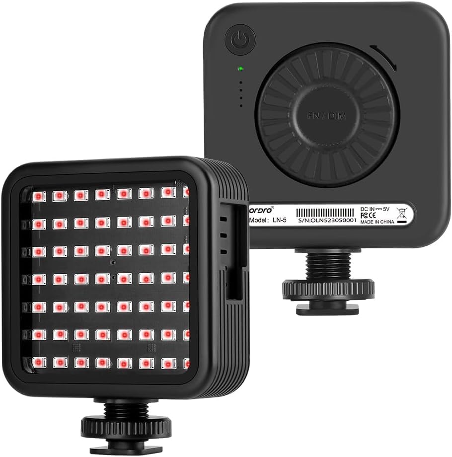 Amazon.com : Mini IR Night Vision Light Infrared Photography Light for ...