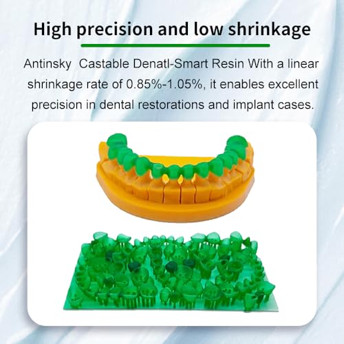 Resina dental moldeable 3D DLP LCD 405nm 1KG verde - Fernando Cortés