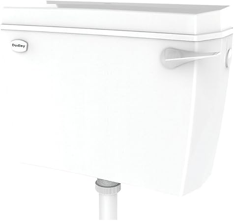 Thomas Dudley Ltd Acclaim 9Ltr White Alloy Steel Traditional Cistern ...