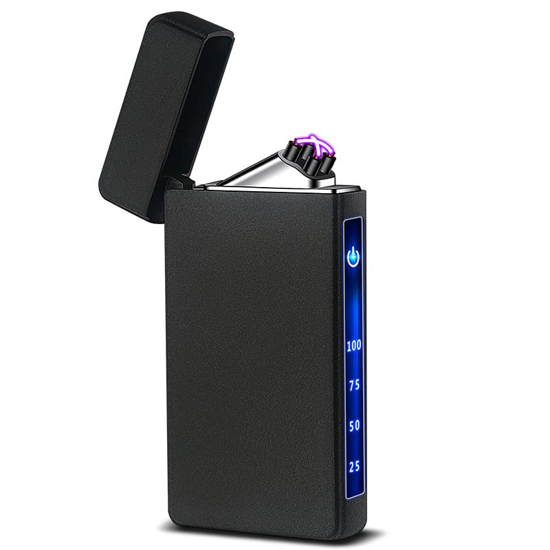 Buy CUTTE Type-C Rechargeable Lighter USB Rechargeable Dual Arc Plasma ...