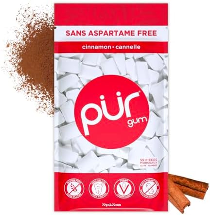 Amazon.com : Zellie's | 100% Xylitol Sugar Free Cinnamon Chewing Gum ...