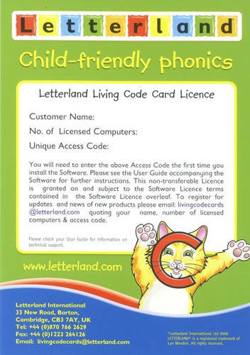 Living Code Cards License: 1 User (Letterland): Wendon, Lyn ...