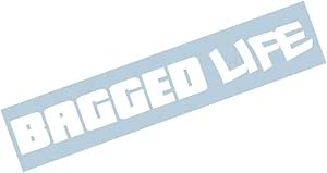 Amazon.com: Xpin Graphics Bagged Life Decal Sticker Windshield Banner ...