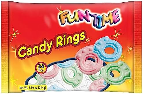 Amazon.com : Snacktery Candy Rings for Kids - Pack of 32 Individually ...