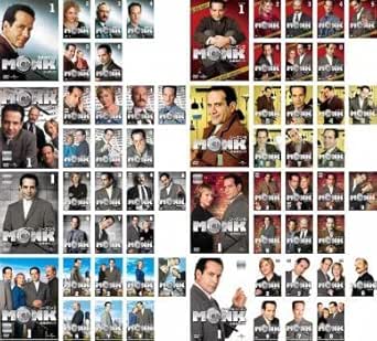 Amazon.co.jp: Detective Monk Monk 62 Pieces All Season 1, 2, 3, 4, 5, 6 ...