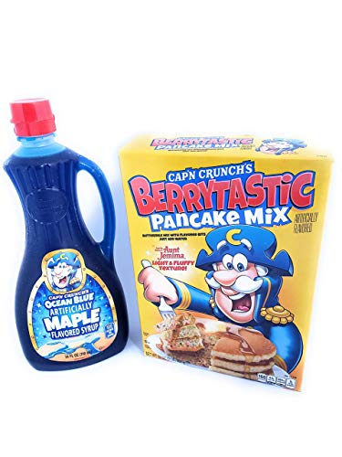 Capn Crunch Aunt Jemima Berrytastic Pancake Mix & Ocean Blue Maple ...