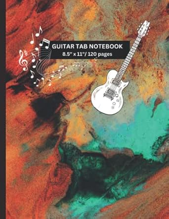 Amazon.com: Guitar Tab Journal Notebook | Guitar Tablature | Guitar ...