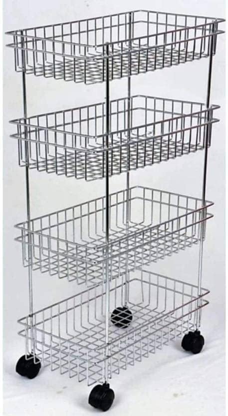 RUDRA ENTERPRISEStainless Steel Modern Kitchen Storage Rack Folding ...