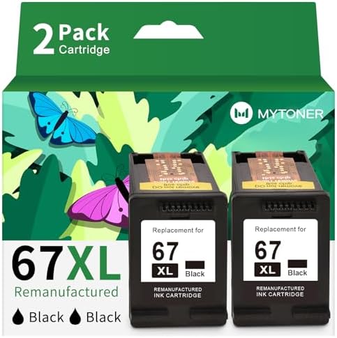Amazon.com : 67XL Black Ink Cartridge Combo PackReplacement for HP Ink ...