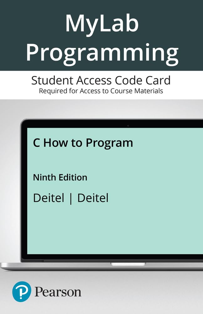 Amazon.com: C How to Program - MyLab Programming with Pearson eText ...
