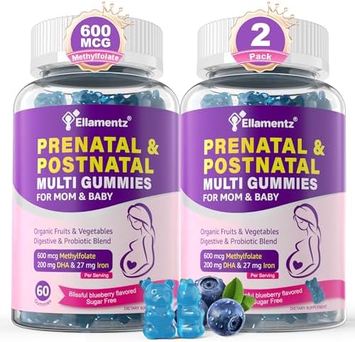 Amazon.com: Prenatal Vitamins for Women with Methylfolate, Vegan Omega ...