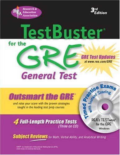 Testbuster for the GRE General Test with CD (REA) (GRE Test Preparation ...