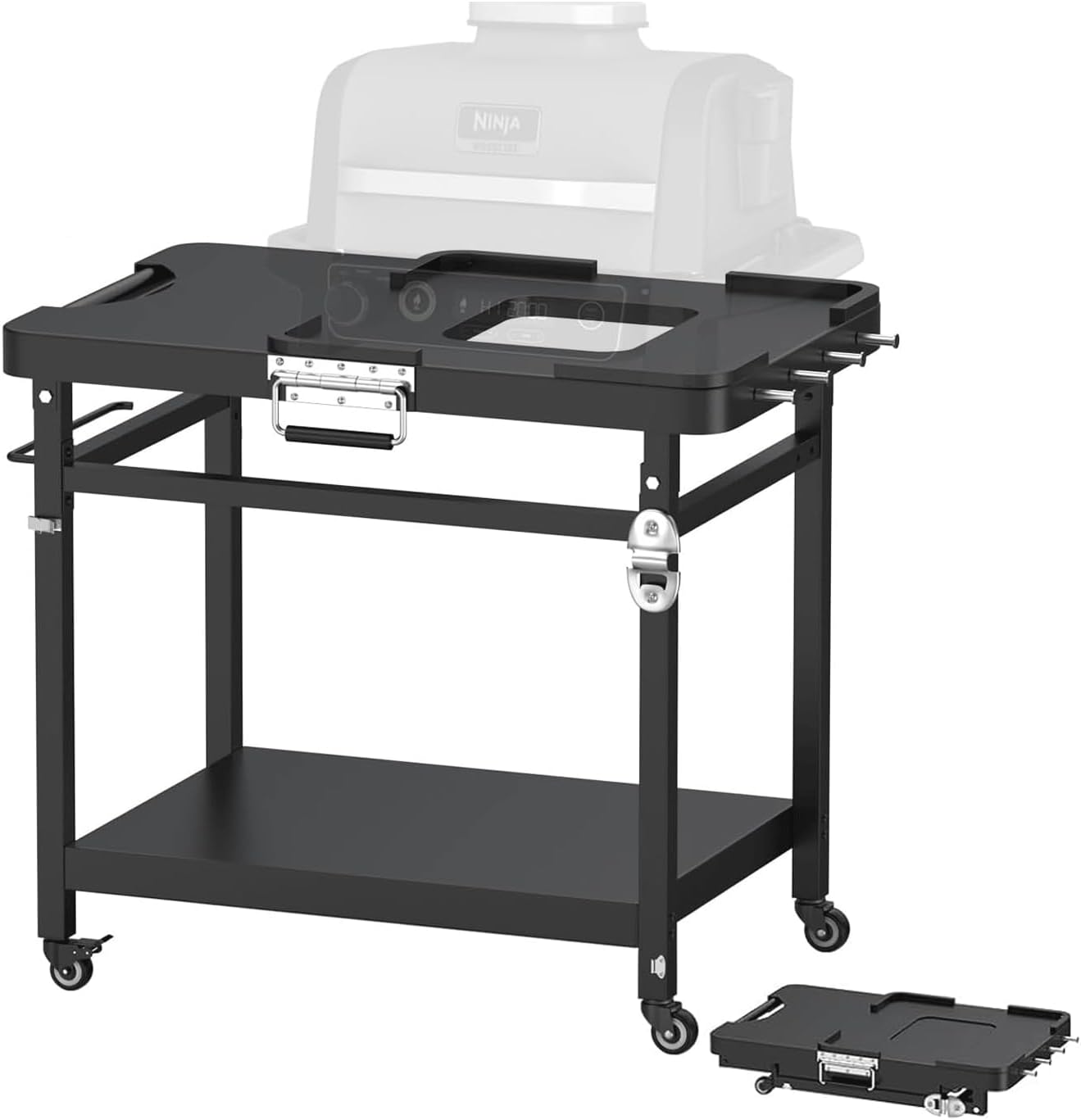 Universal Grill Stand for Ninja Woodfire Outdoor, Portable Foldable ...