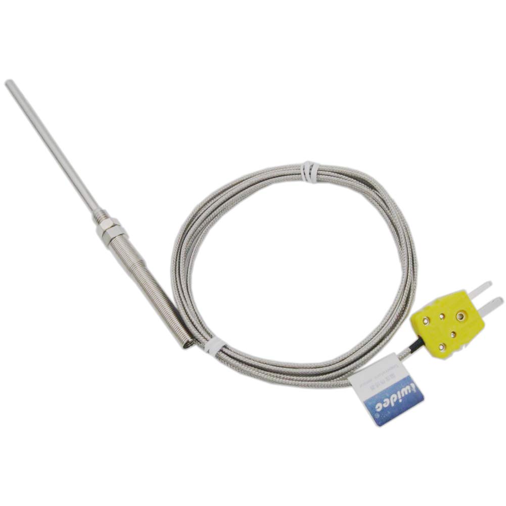 Twidec/2M with Plug Stainless Steel K-Type Sensor Probes Metal ...