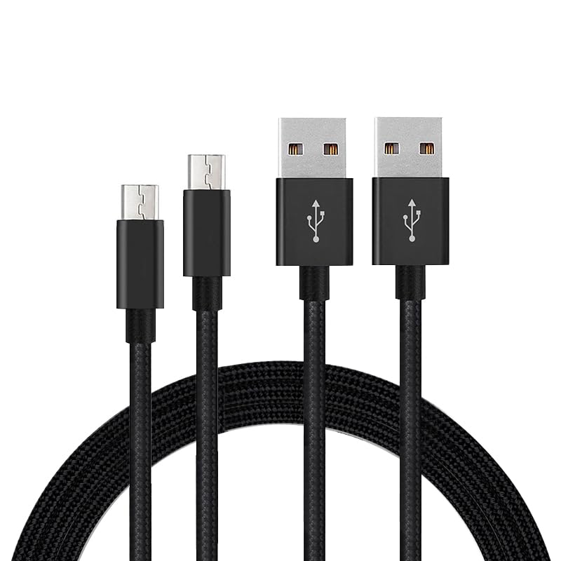 Amazon.com: 2-Pack Microusb Cable 6 ft Micro USB Cable, Android Charger ...
