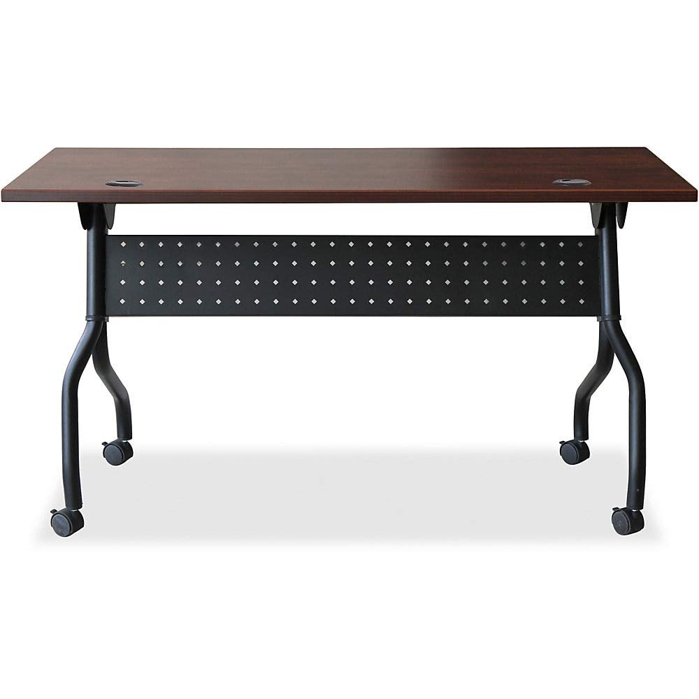 Amazon.com: Lorell Cherry Flip Top Training Table : Office Products