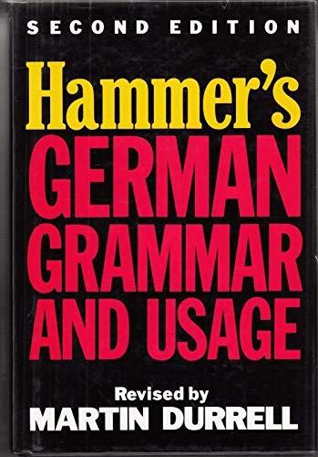 Hammer's German Grammar and Usage: Hammer, A. E.: 9780340501283: Amazon ...