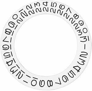 Amazon.com: Ewatchparts WHITE DATE DISC WHEEL OVERLAY FLAT 3 OPEN 6-9 ...