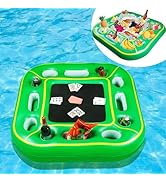 Amazon.com: digi Floating Pool Games Table for Adults with Durable Foam ...