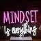Amazon.com : BNEMCEZH Mindset is Everything Neon Sign Dimmable ...