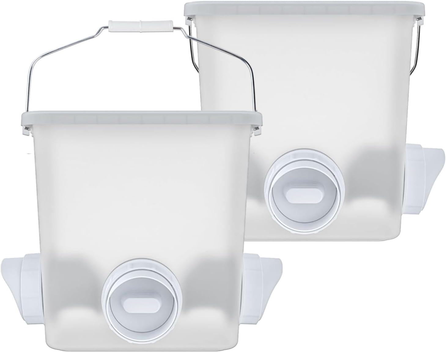 Amazon.com : Automatic Chicken Feeder Chicken Feed Container Hanging ...