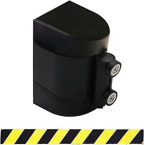 Black magnetic attraction Retractable Belt Barrier,2/3/5/10M Optional ...