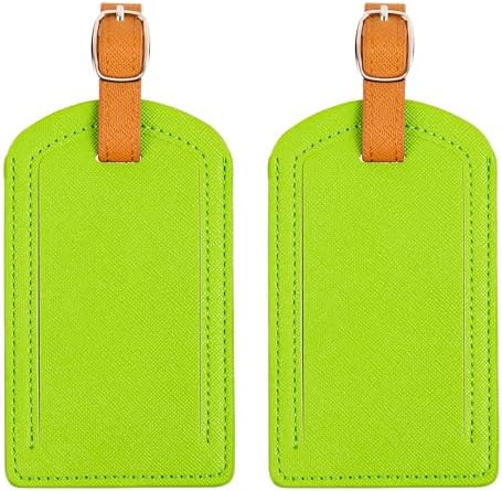 Amazon.com | Premium Colored Luggage Tags for Luggage, Travel Bags and ...