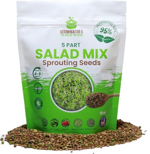 Amazon.com : Nature Jims Sprouts Salad Sprout Mix - Organic Salad Mix ...