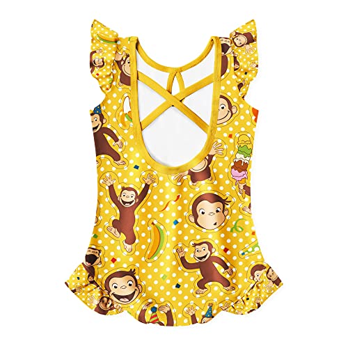 Snapklik.com : Toddler Curious Swimsuit Girls George One Piece Bathing ...