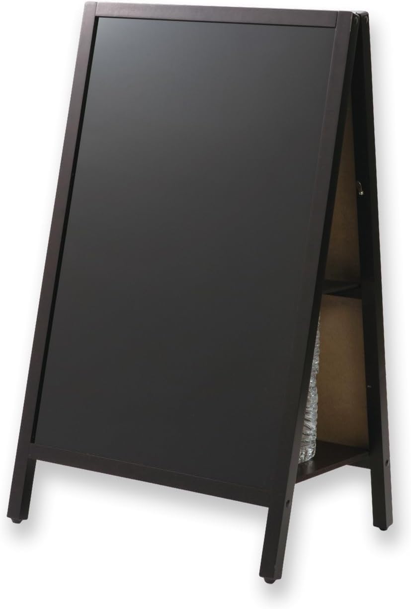 Amazon.co.jp: アスミックス(Asmix) アスカ 看板 転倒防止ブラックボード BB040 両面 M チョーク マーカー 磁石 2Lペットボトル6本セット可 : DIY・工具・ガーデン