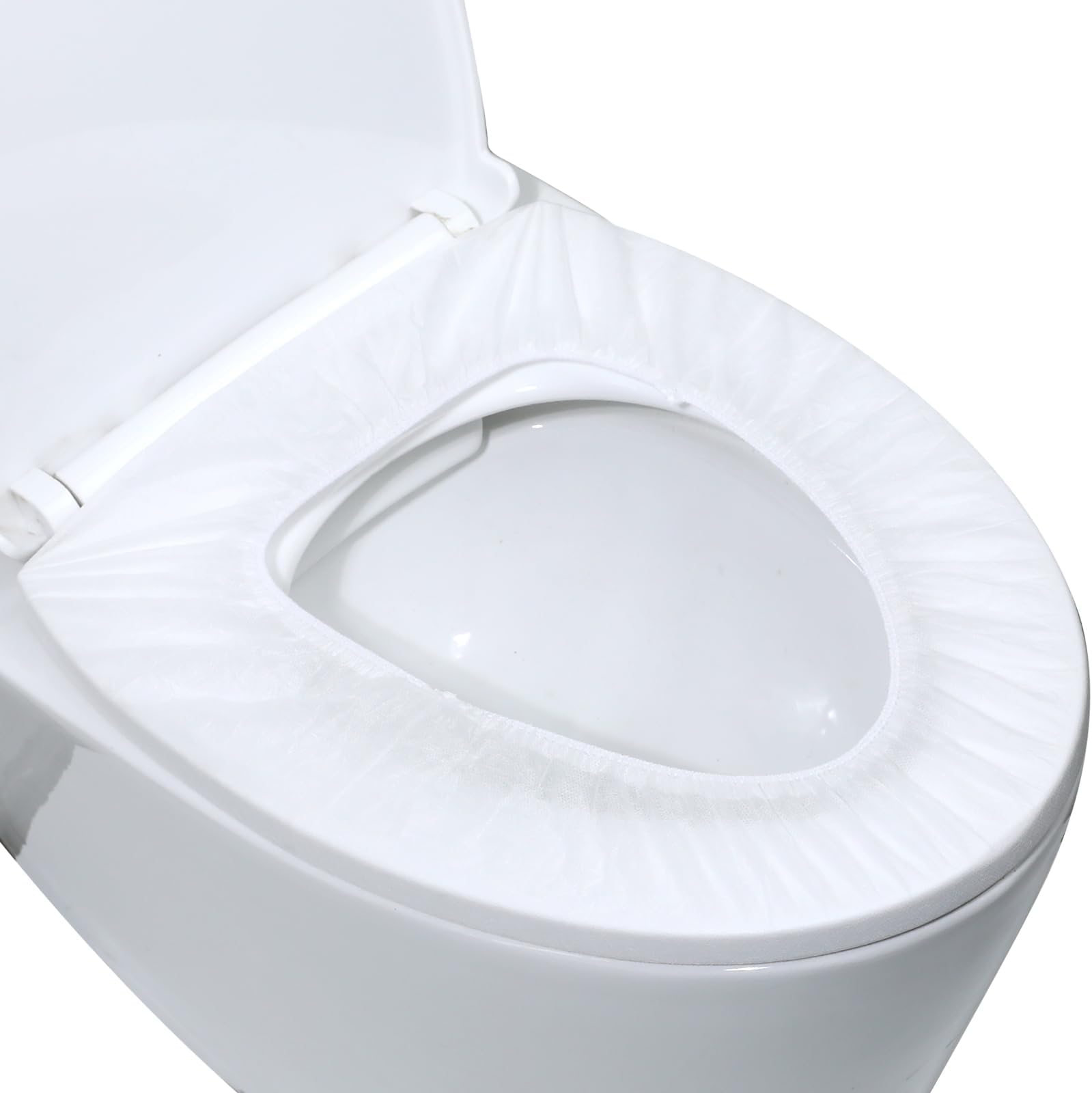 Amazon.com: 50 Pack Disposable Plastic Toilet Seat Cover Non Slip ...