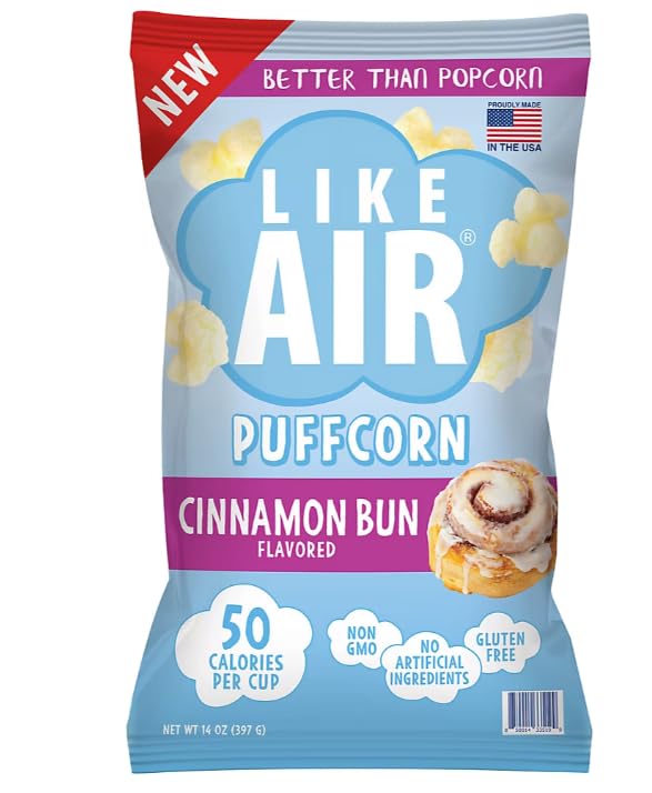 Amazon.com: Party Size Like Air Cinnamon Bun Puffcorn 14 oz. 50 ...